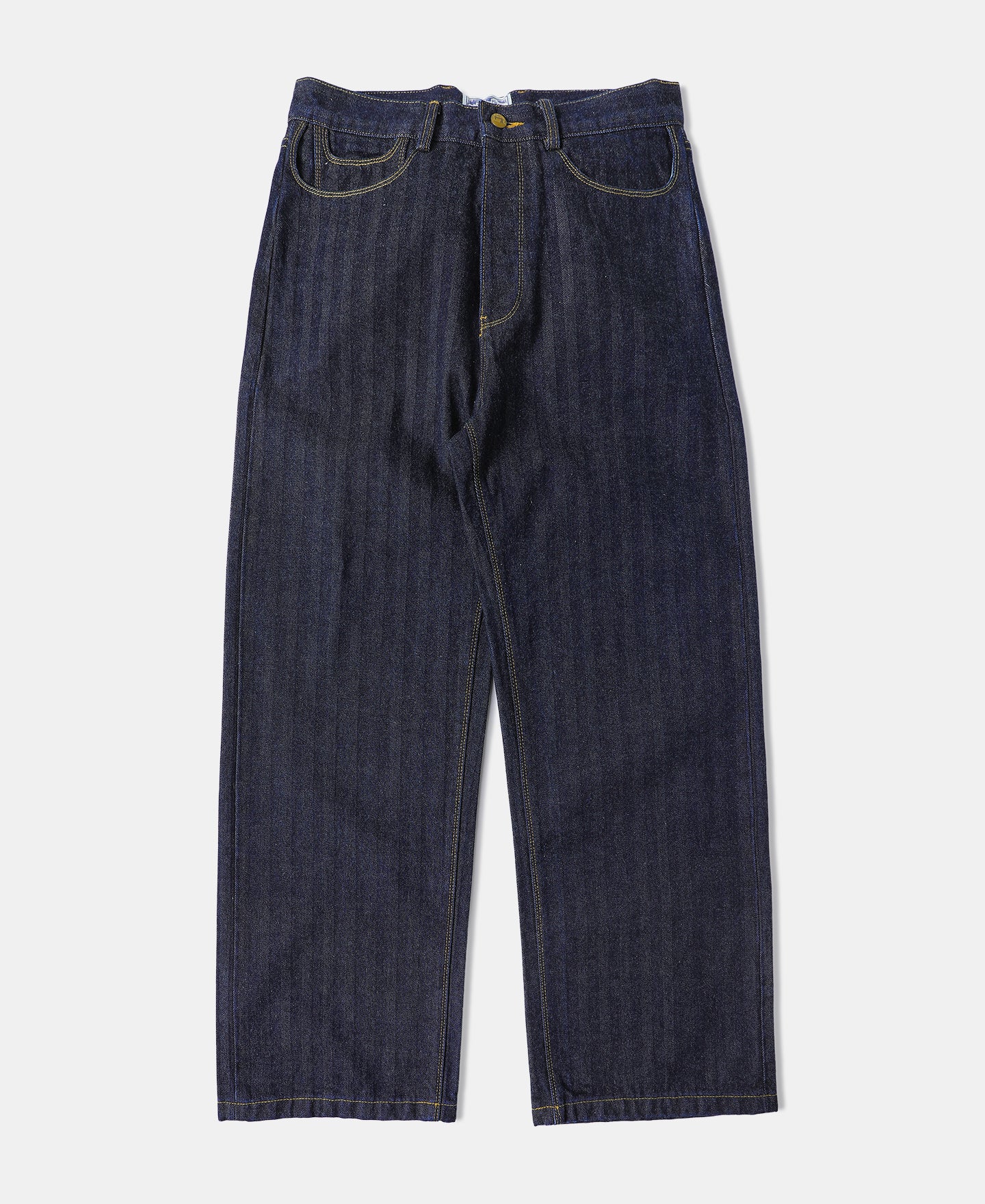 1870s 15 oz Herringbone Selvedge Denim Work Jeans | Olderbest