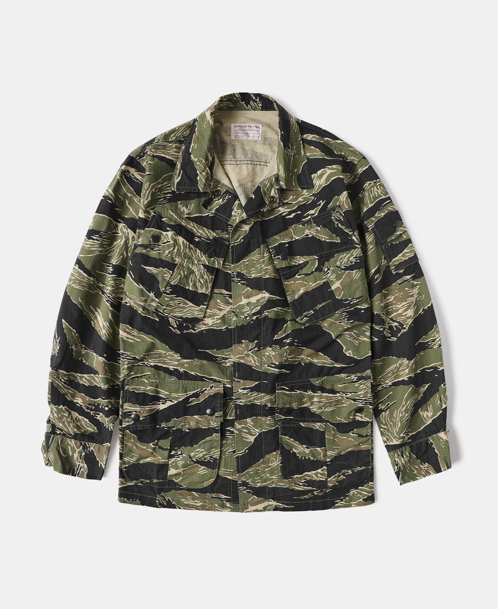 Tiger Stripe Camo Tropical Jungle Fatigue Jacket | US Army 5th TCU ...