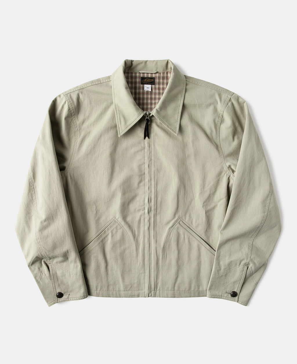 Militora Lot 322 Retro 1930s Cossack Work Jacket - Khaki Green | Olderbest
