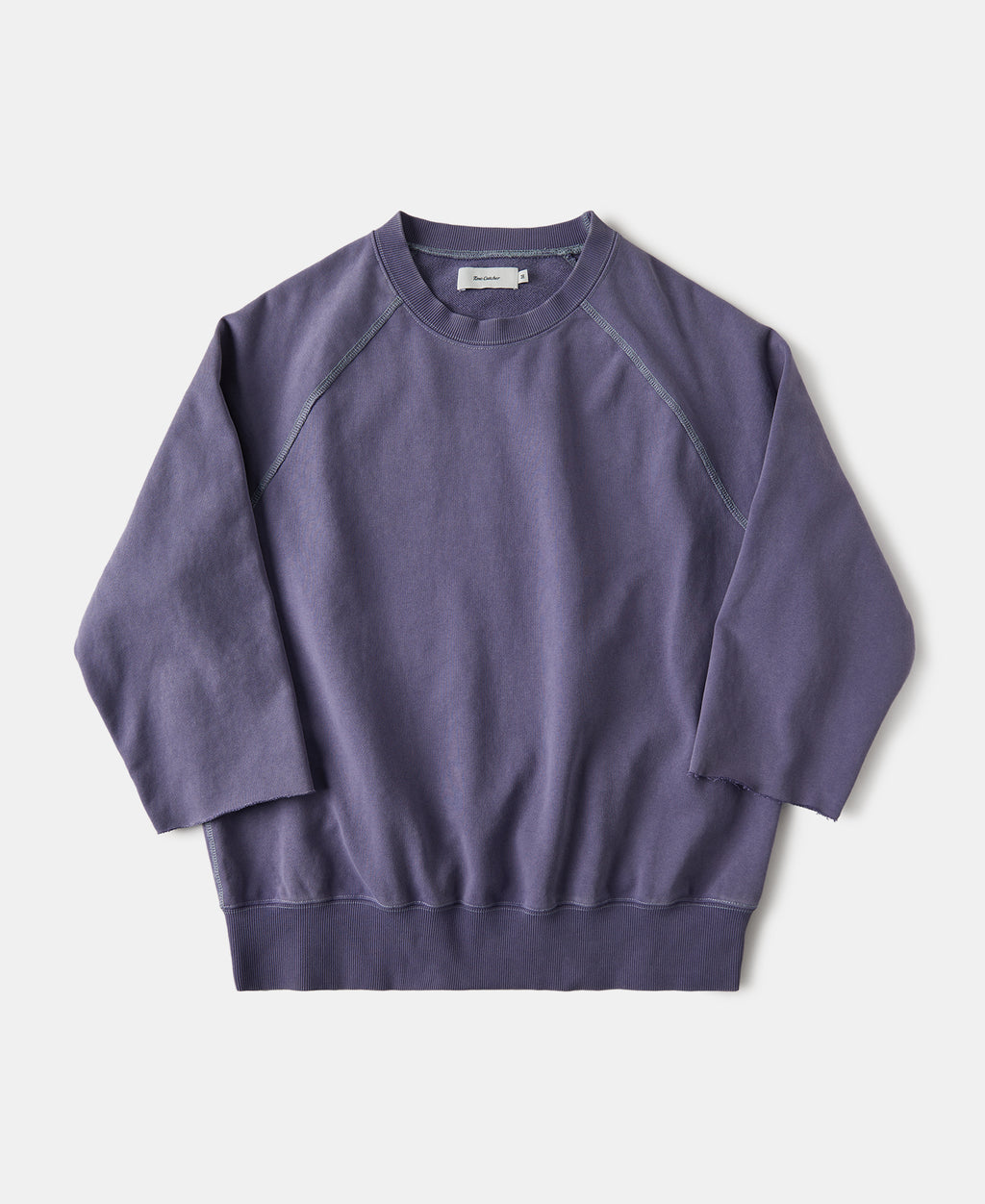 1963 Cut-Off Raglan Half Sleeve Crewneck Sweatshirt | Olderbest