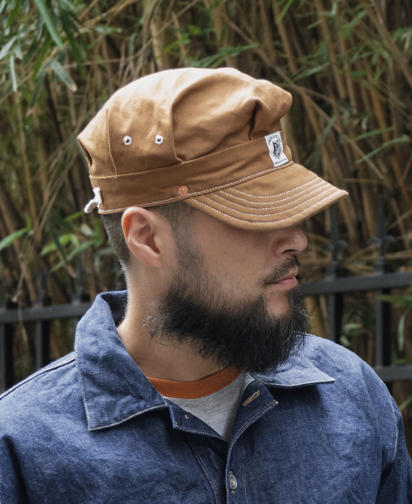 Duck Canvas Railroad Engineer Cap - Ginger | Olderbest