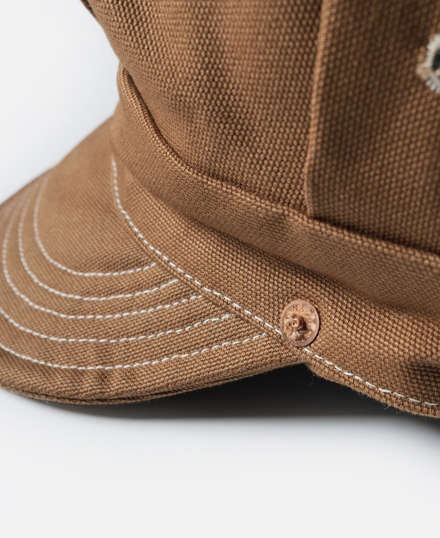 Duck Canvas Railroad Engineer Cap - Ginger | Olderbest